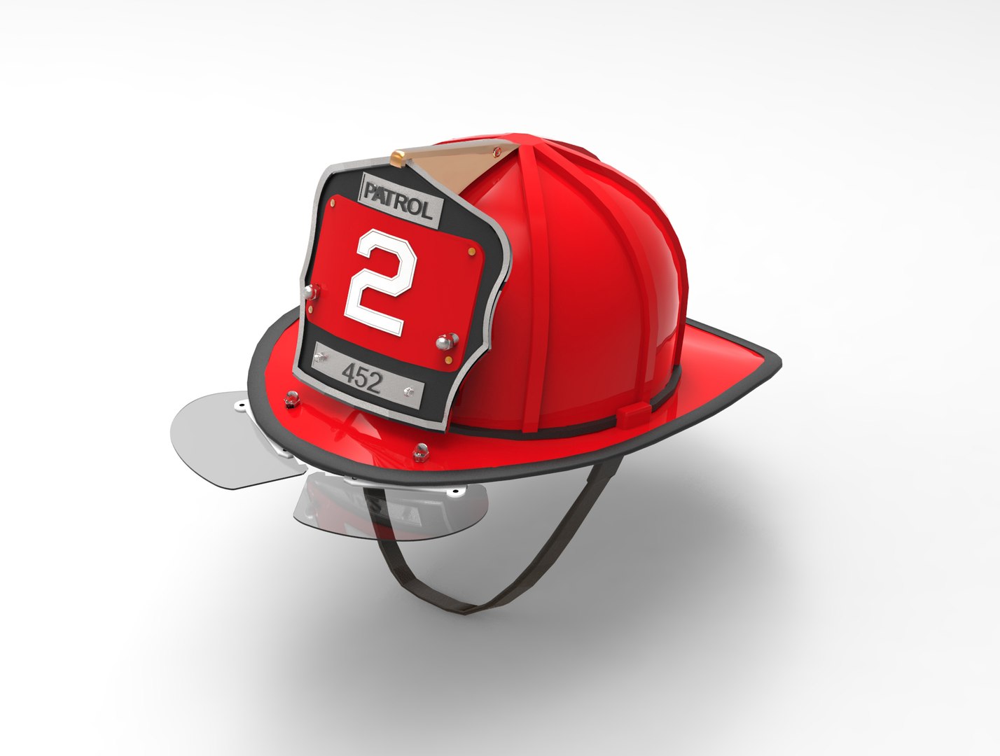 3D Fireman Helmet - TurboSquid 1424862