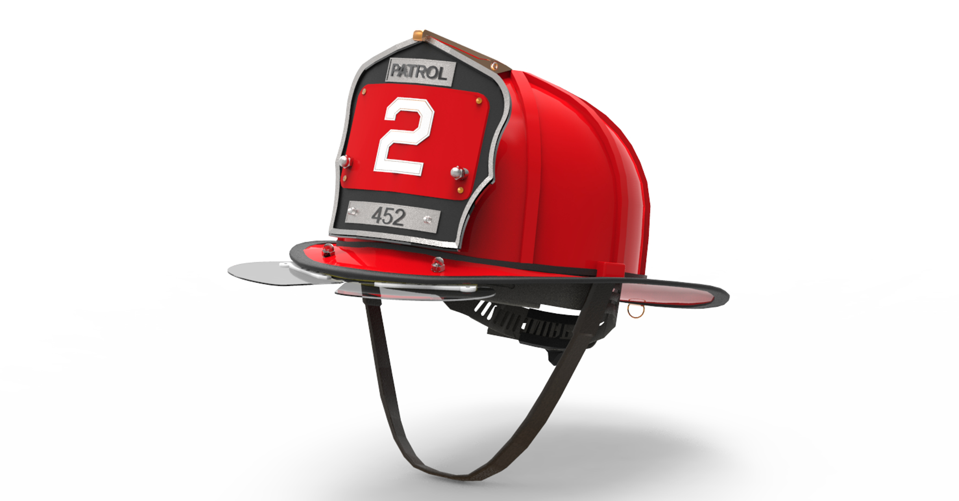 3D Fireman Helmet - TurboSquid 1424862