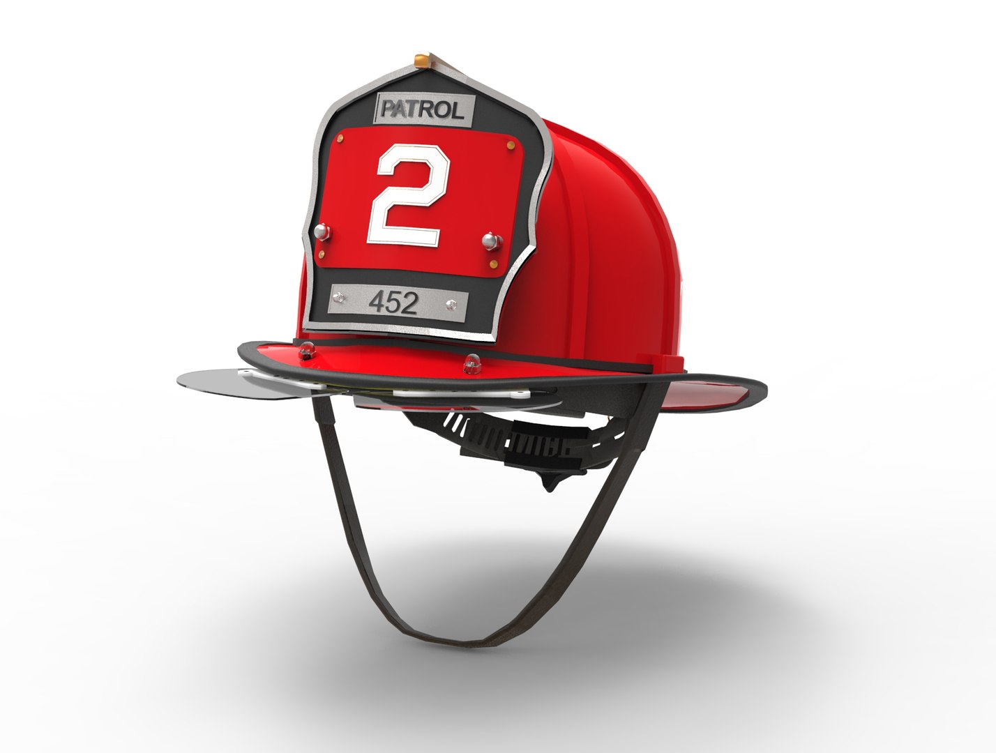 3D Fireman Helmet - TurboSquid 1424862