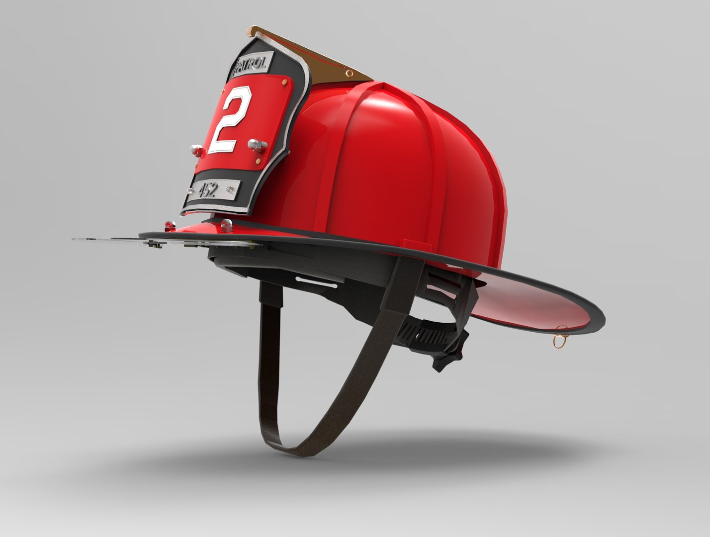 3D Fireman Helmet - TurboSquid 1424862