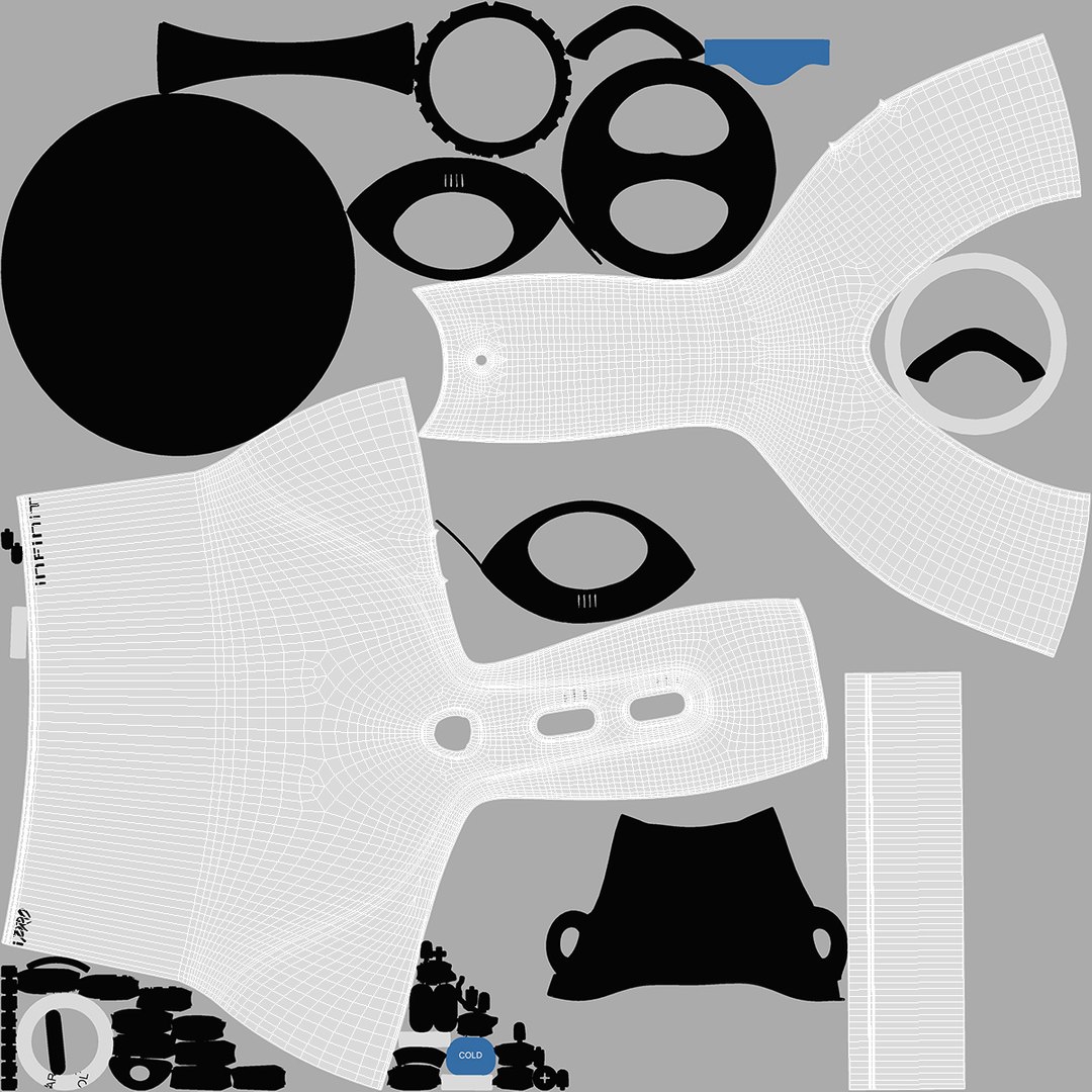 3D Hair Dryer Diffuser - TurboSquid 1303650