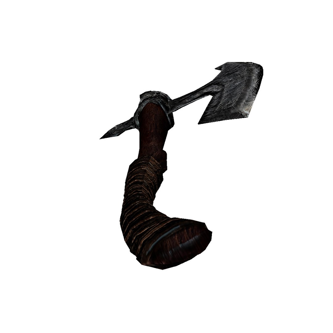 3d War Axe Model