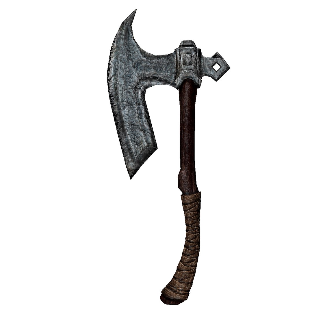 3d War Axe Model
