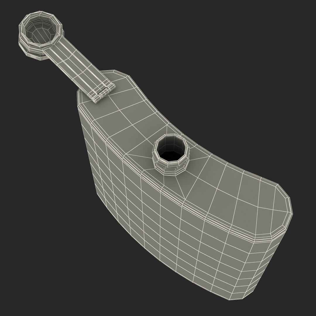 stainless steel flask 3d model