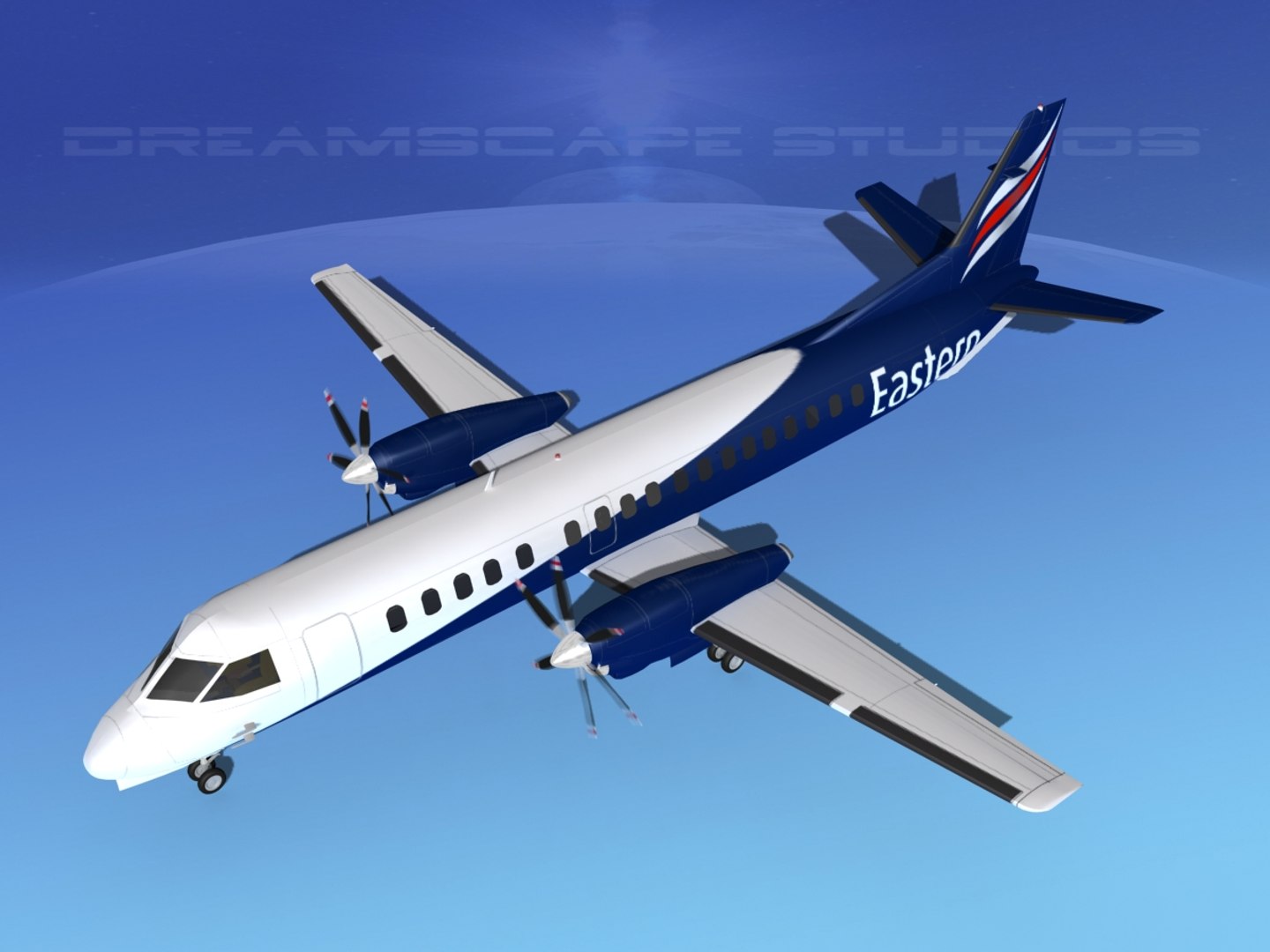 3D Model Cockpit Saab 2000 - TurboSquid 1203959