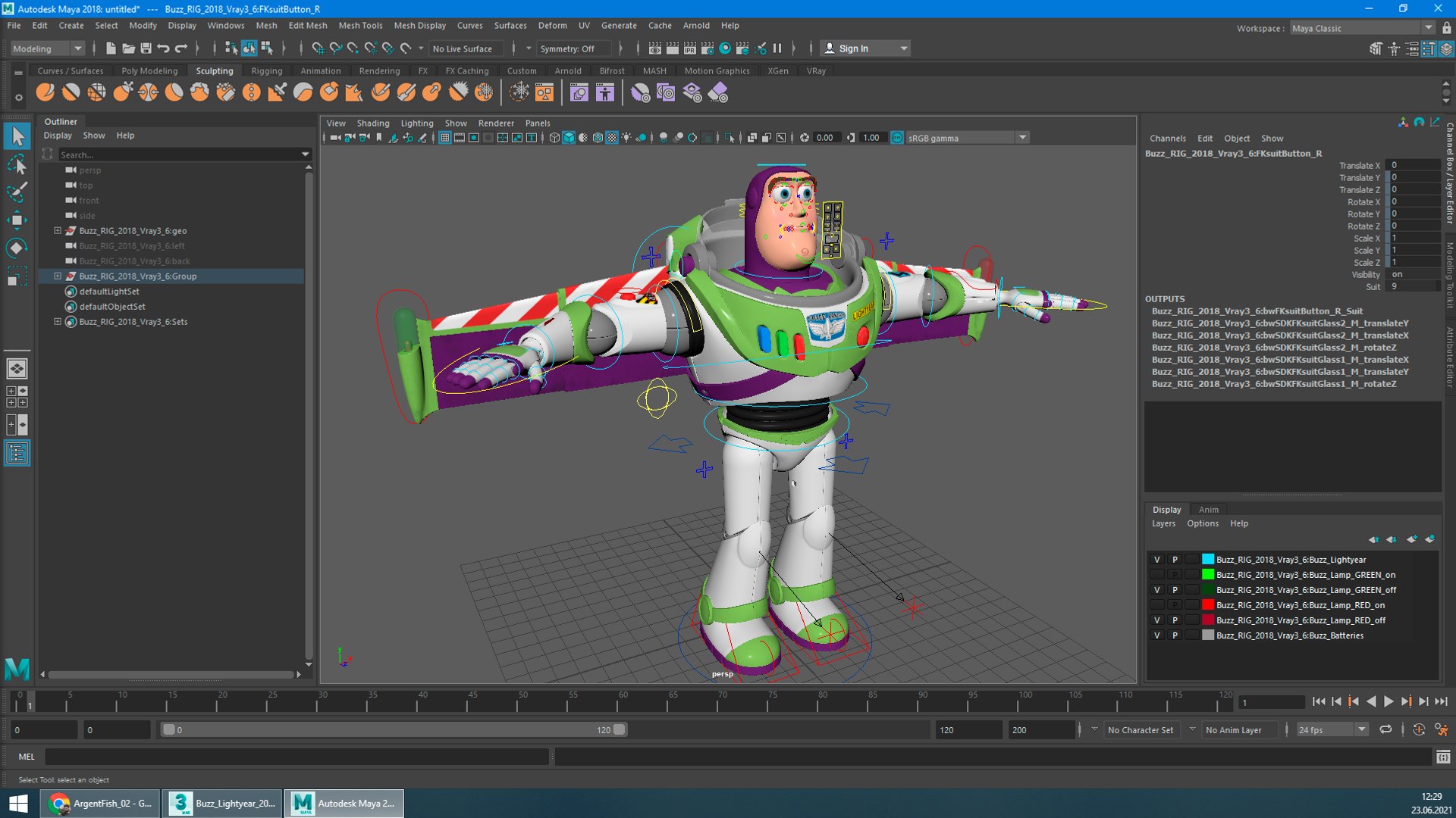 3D Buzz Lightyear Rigged - TurboSquid 1791917