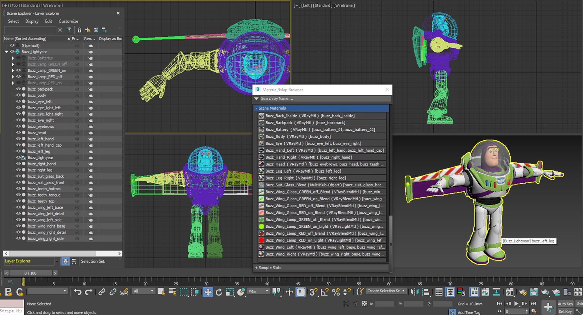 3D Buzz Lightyear Rigged - TurboSquid 1791917