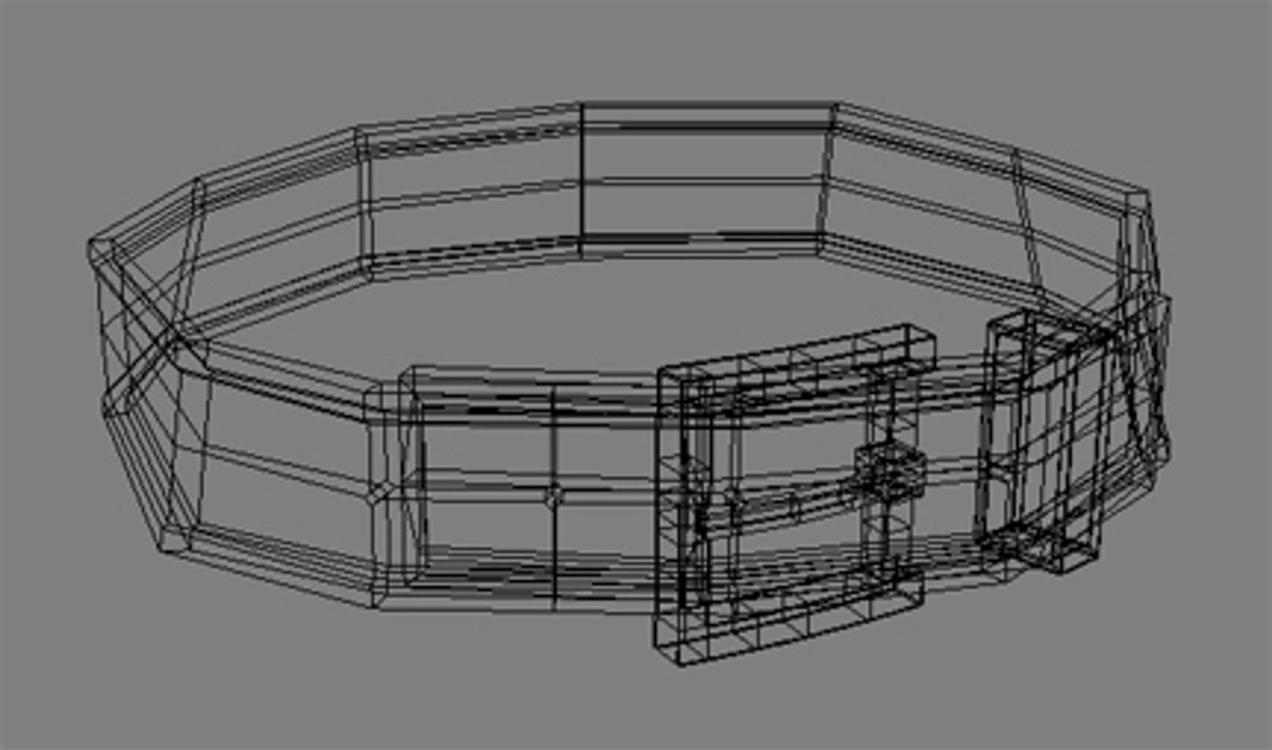 3d Model Belt Buckle