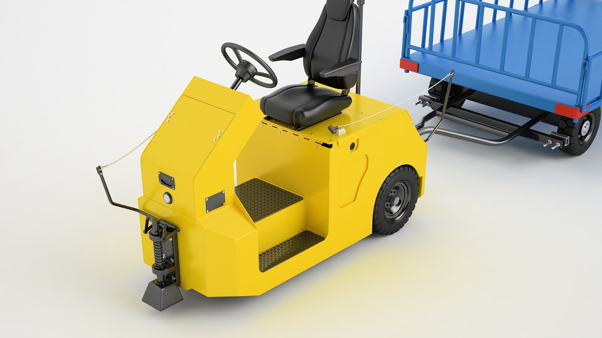 3D Electric Industrial Tugger 13 - TurboSquid 1743145