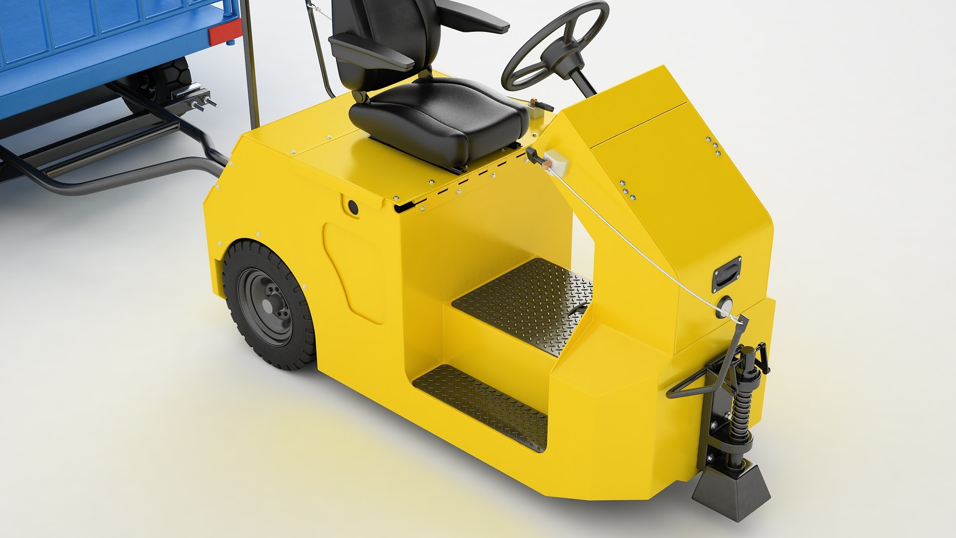 3D Electric Industrial Tugger 13 - TurboSquid 1743145