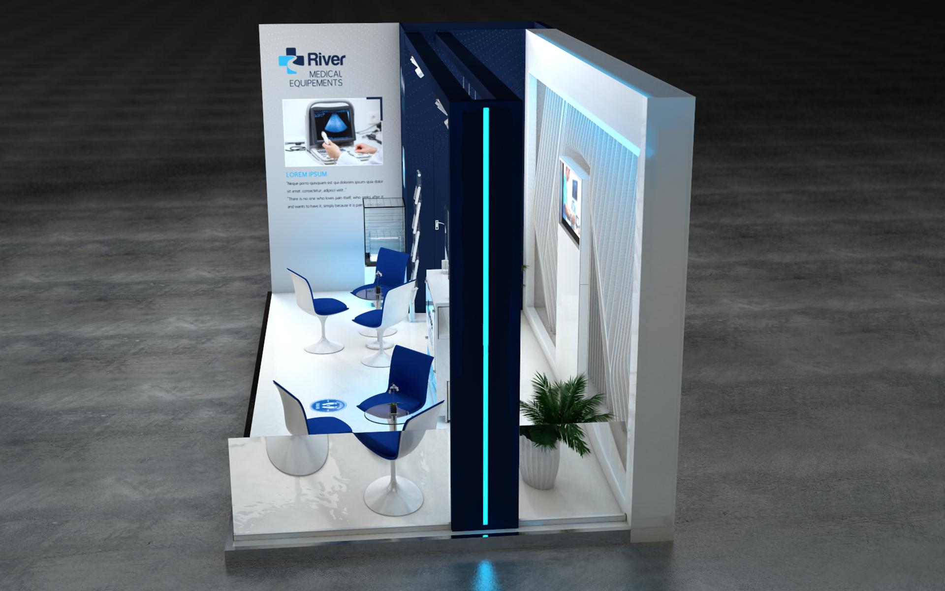 modèle 3D de stand médical - TurboSquid 1818280