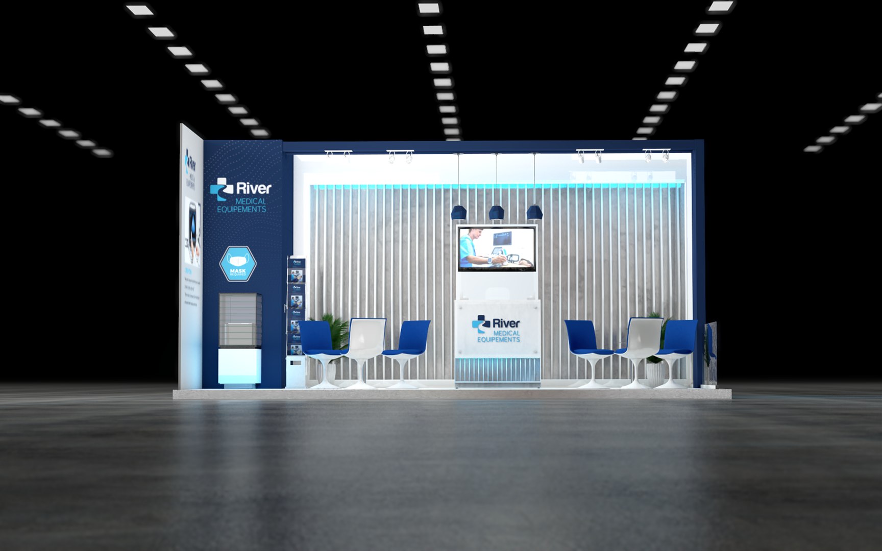 modèle 3D de stand médical - TurboSquid 1818280