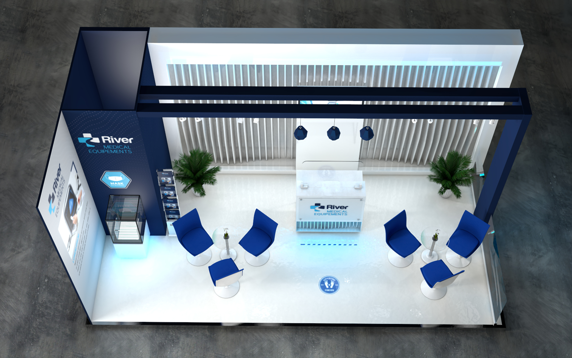 modèle 3D de stand médical - TurboSquid 1818280