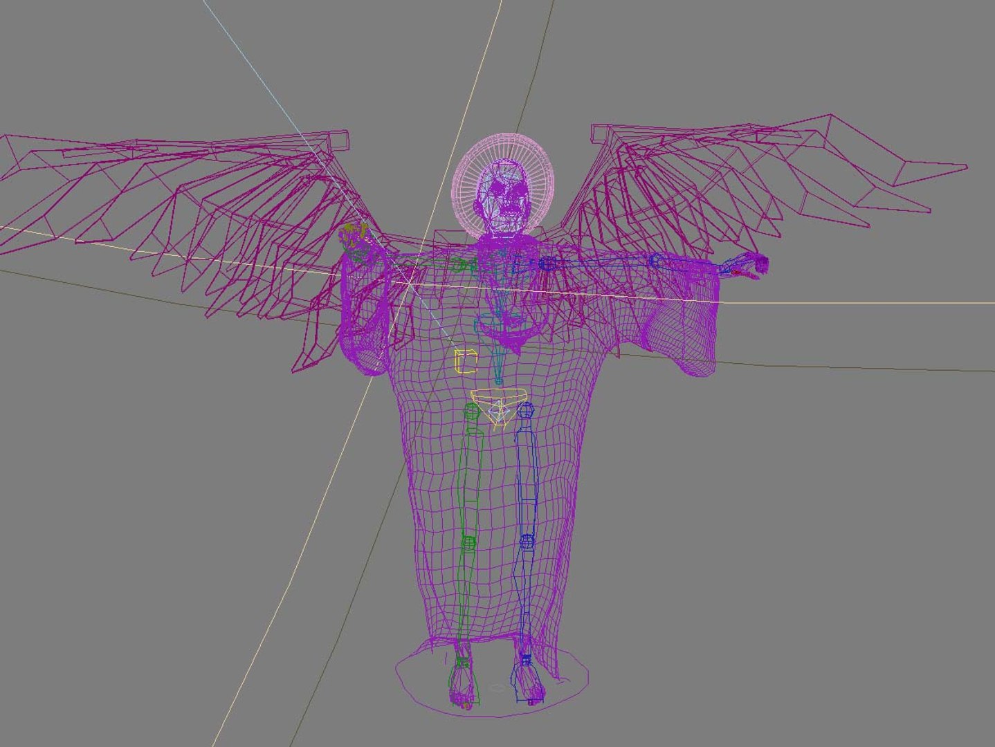 3d Max Angel Winged