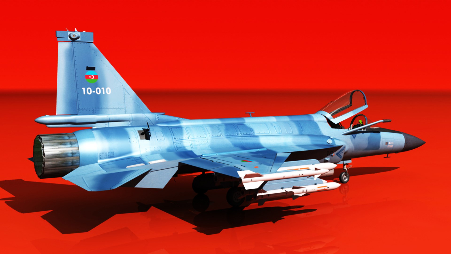 3D JF-17 Block 3 Azerbaijan - TurboSquid 2196391