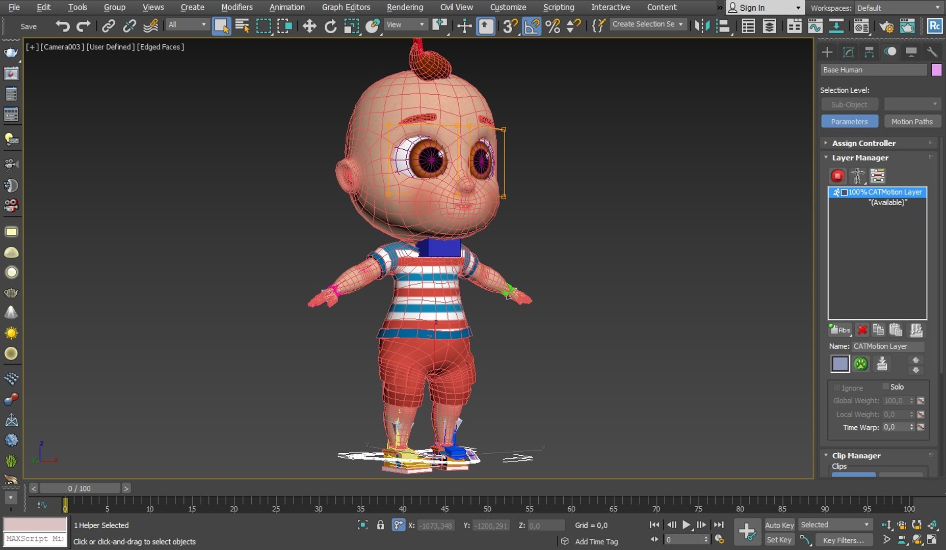3D Baby Rig Animation Character Model - TurboSquid 1615398