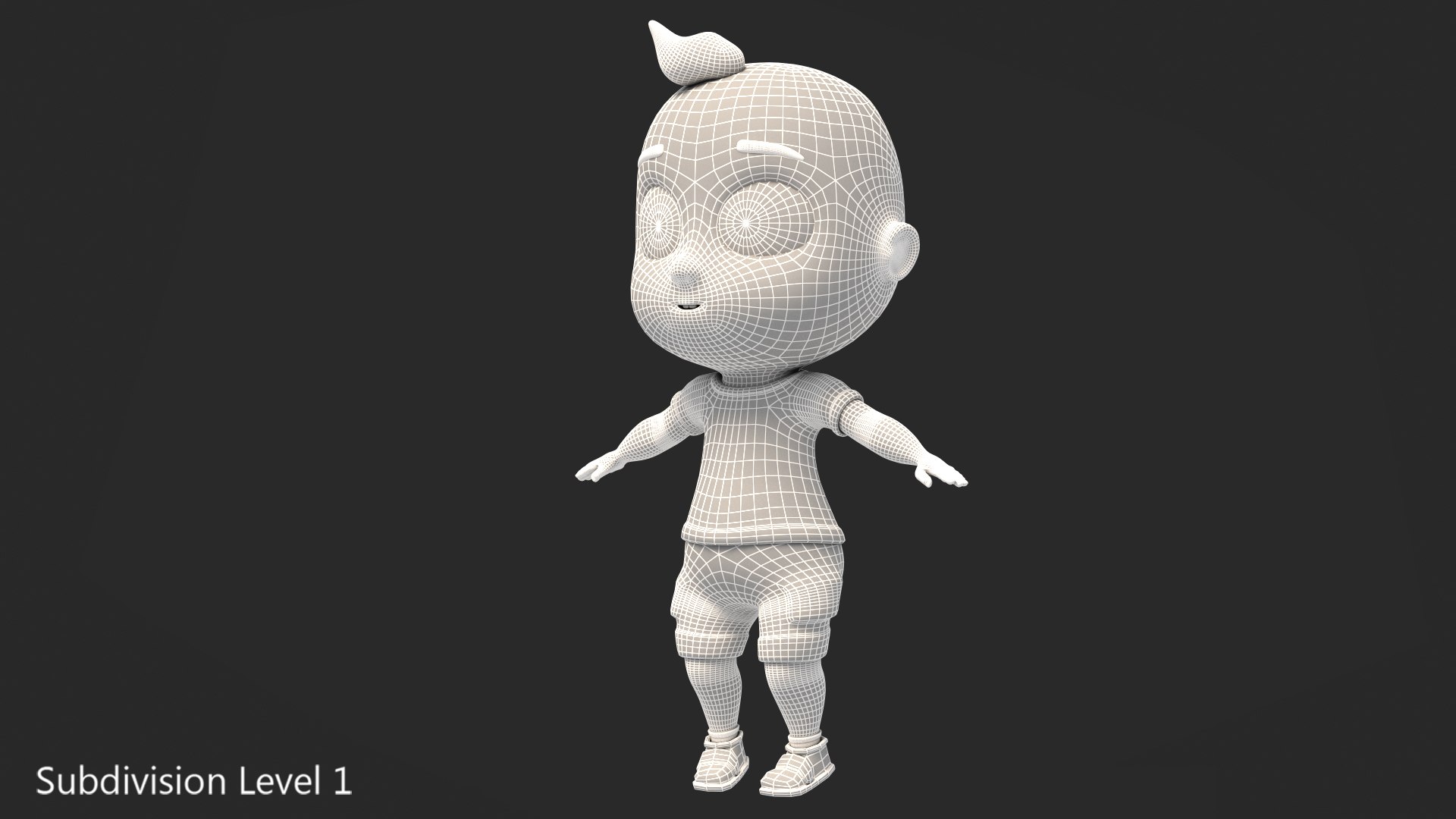 3D Baby Rig Animation Character Model - TurboSquid 1615398