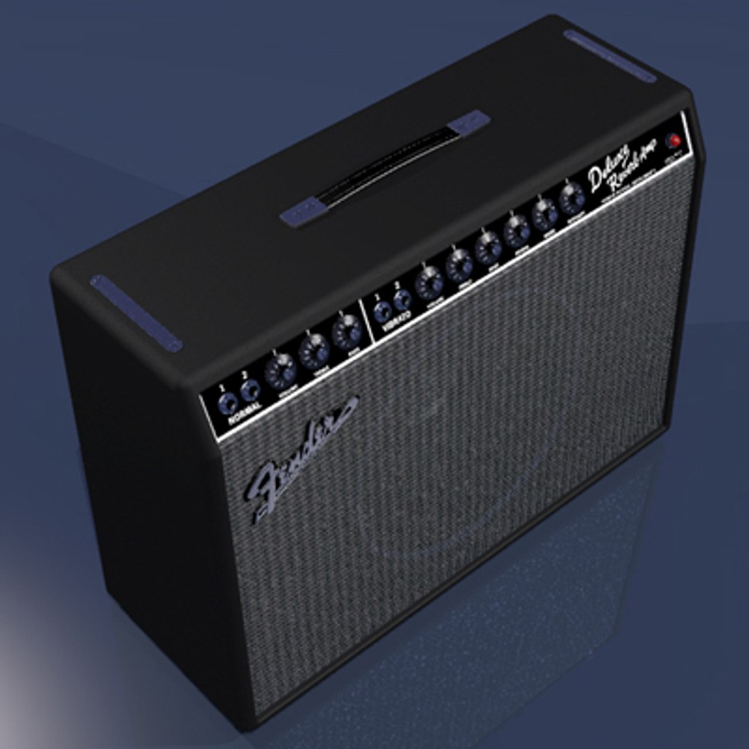 guitar amp 3d model