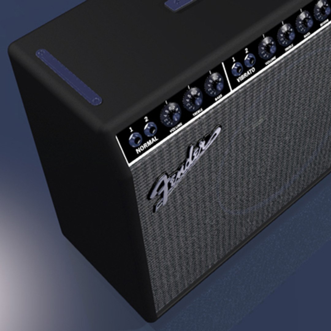 guitar amp 3d model