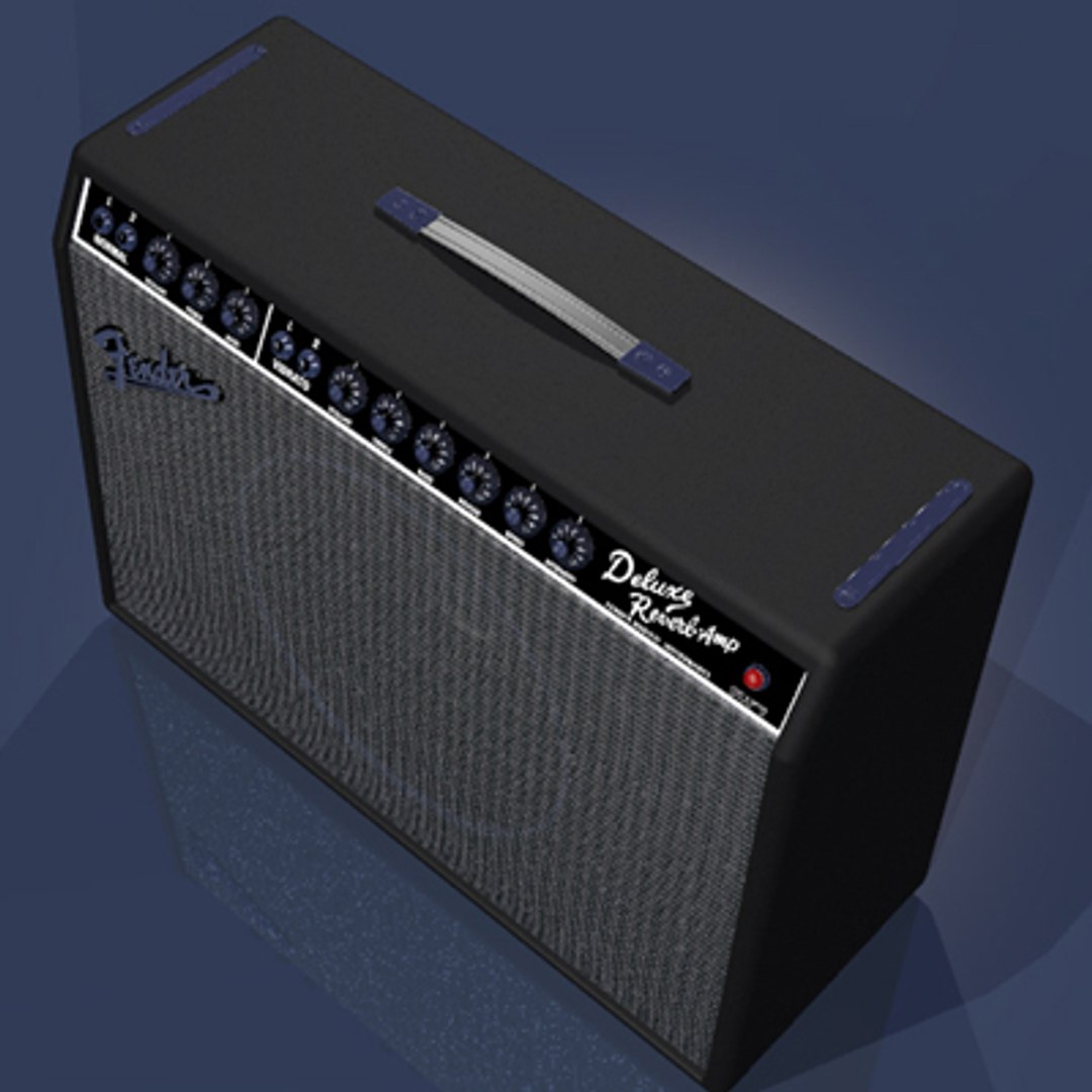 guitar amp 3d model
