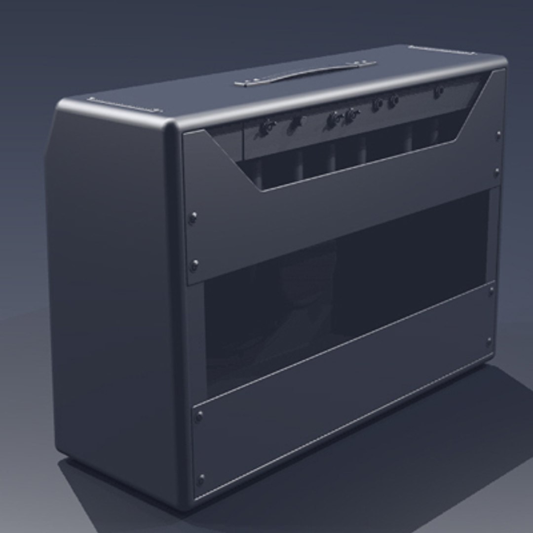 guitar amp 3d model