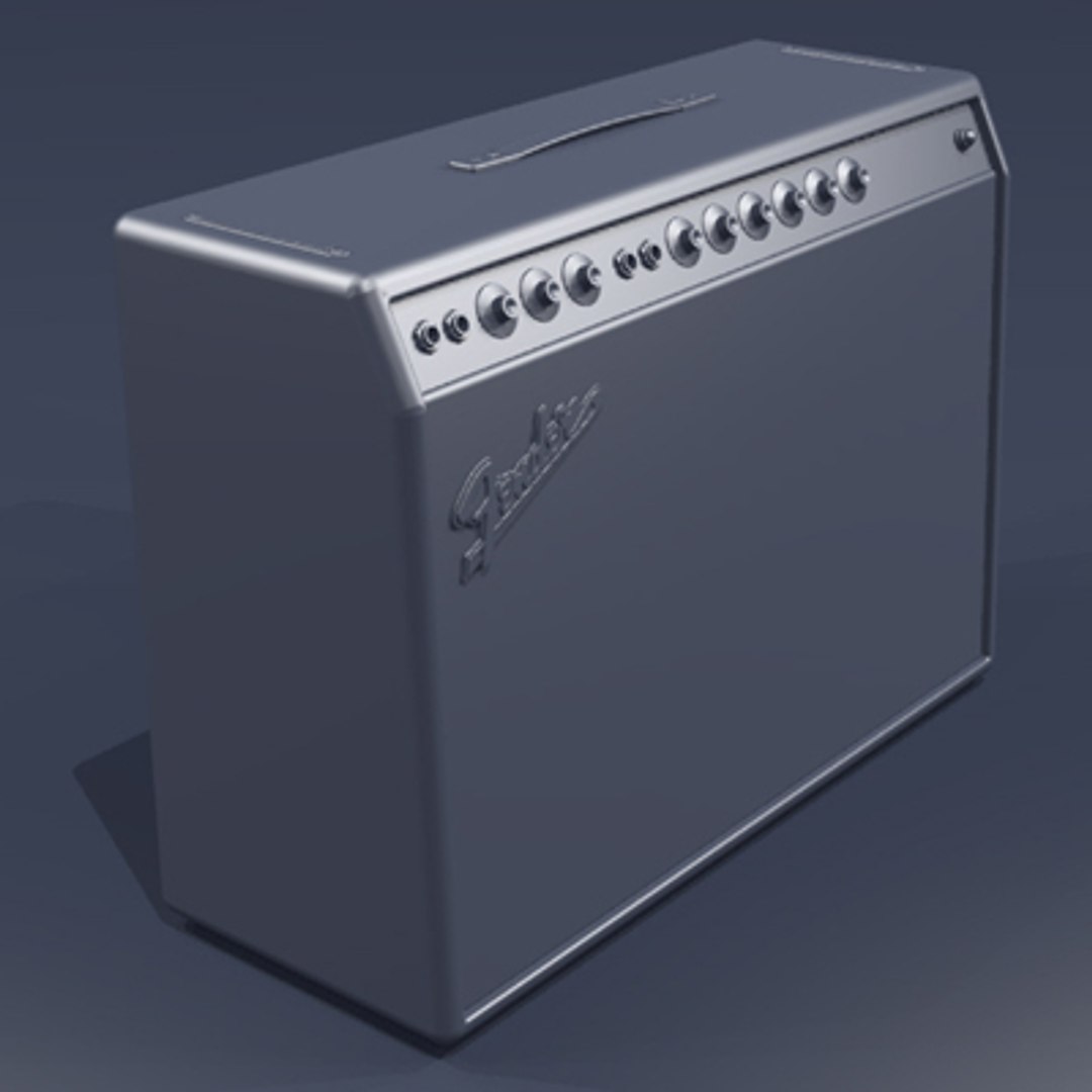 guitar amp 3d model