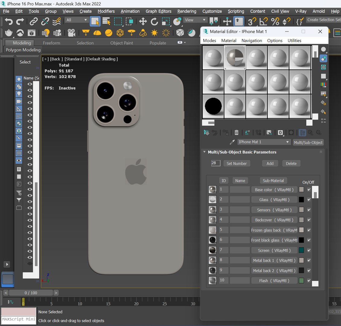 IPhone 16 Pro Max 3D Model - TurboSquid 2296563