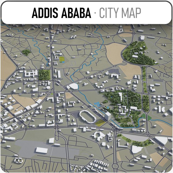 Addis ababa surrounding - model - TurboSquid 1591139