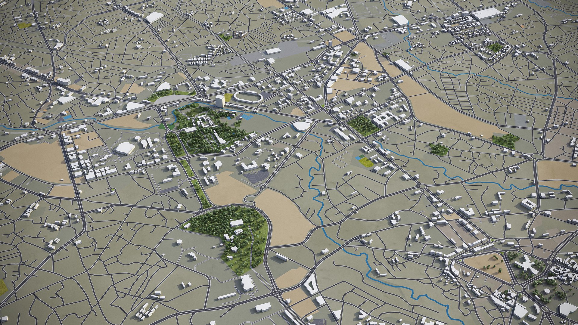 Addis Ababa Surrounding - Model - TurboSquid 1591139