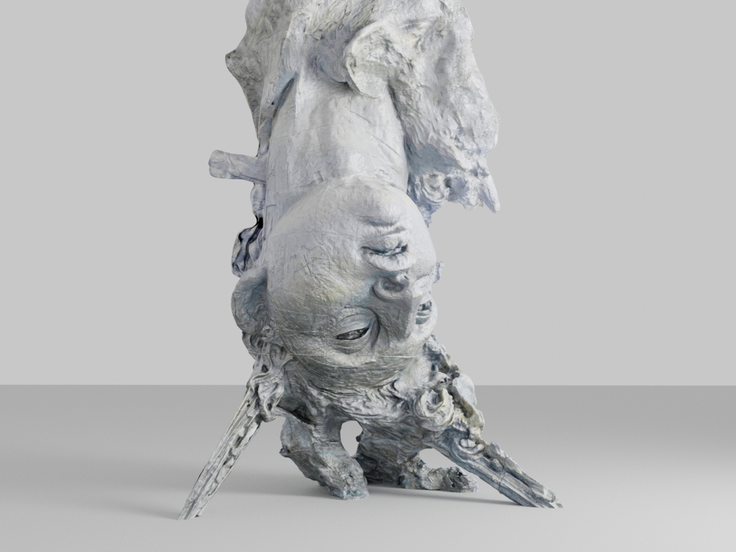 3D Angel S Head Monumen - TurboSquid 1483836