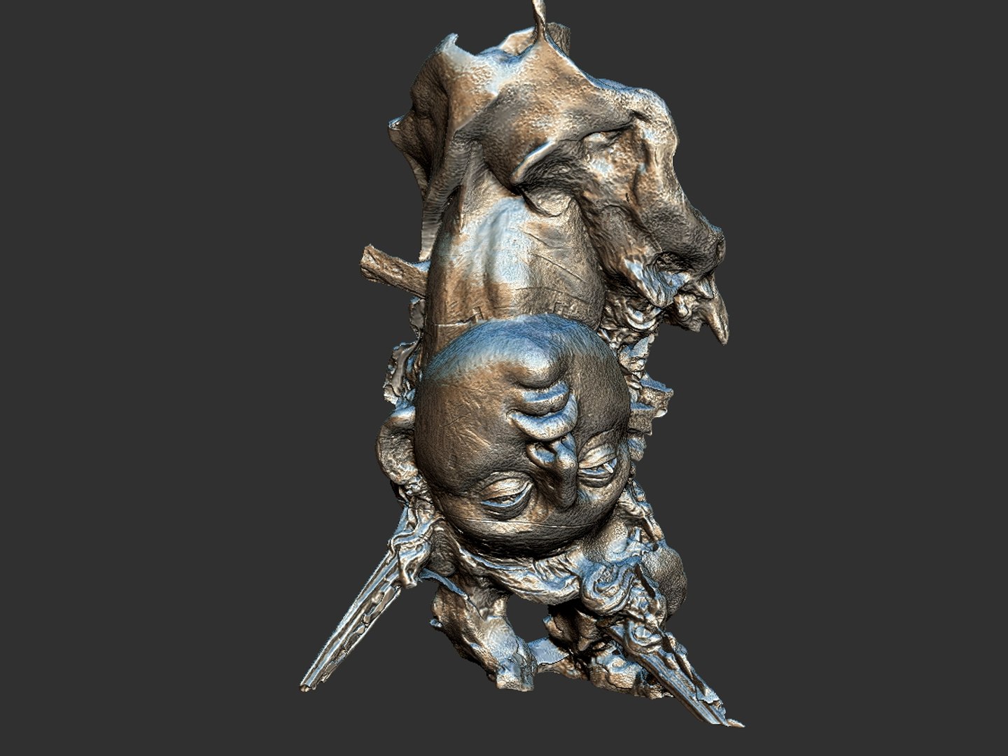 3D Angel S Head Monumen - TurboSquid 1483836