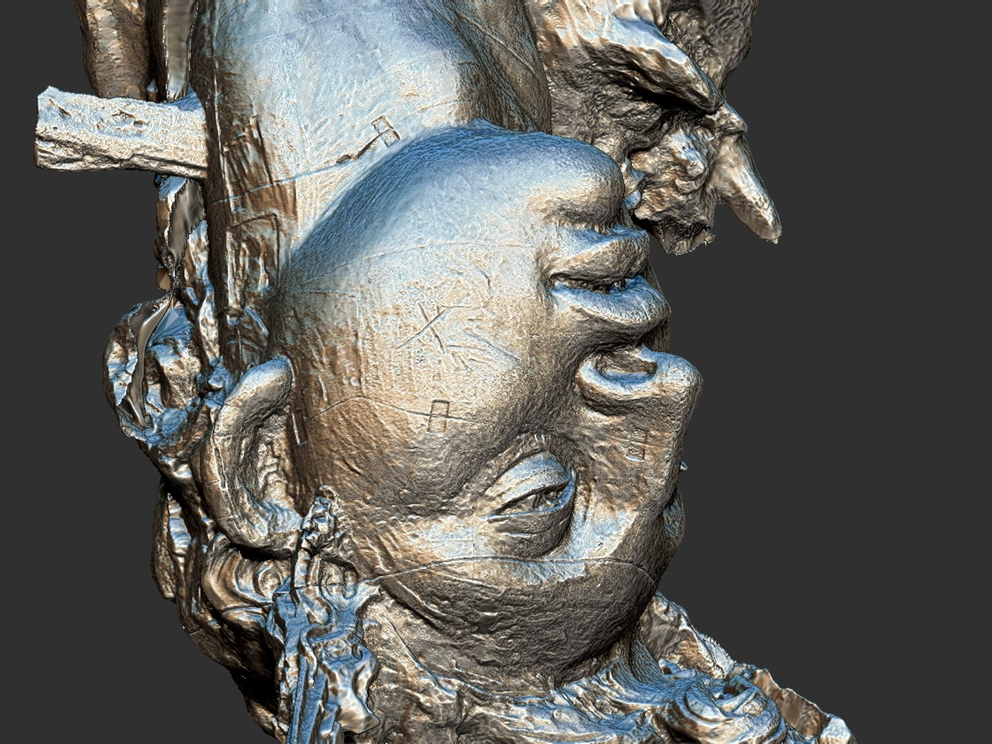 3D Angel S Head Monumen - TurboSquid 1483836