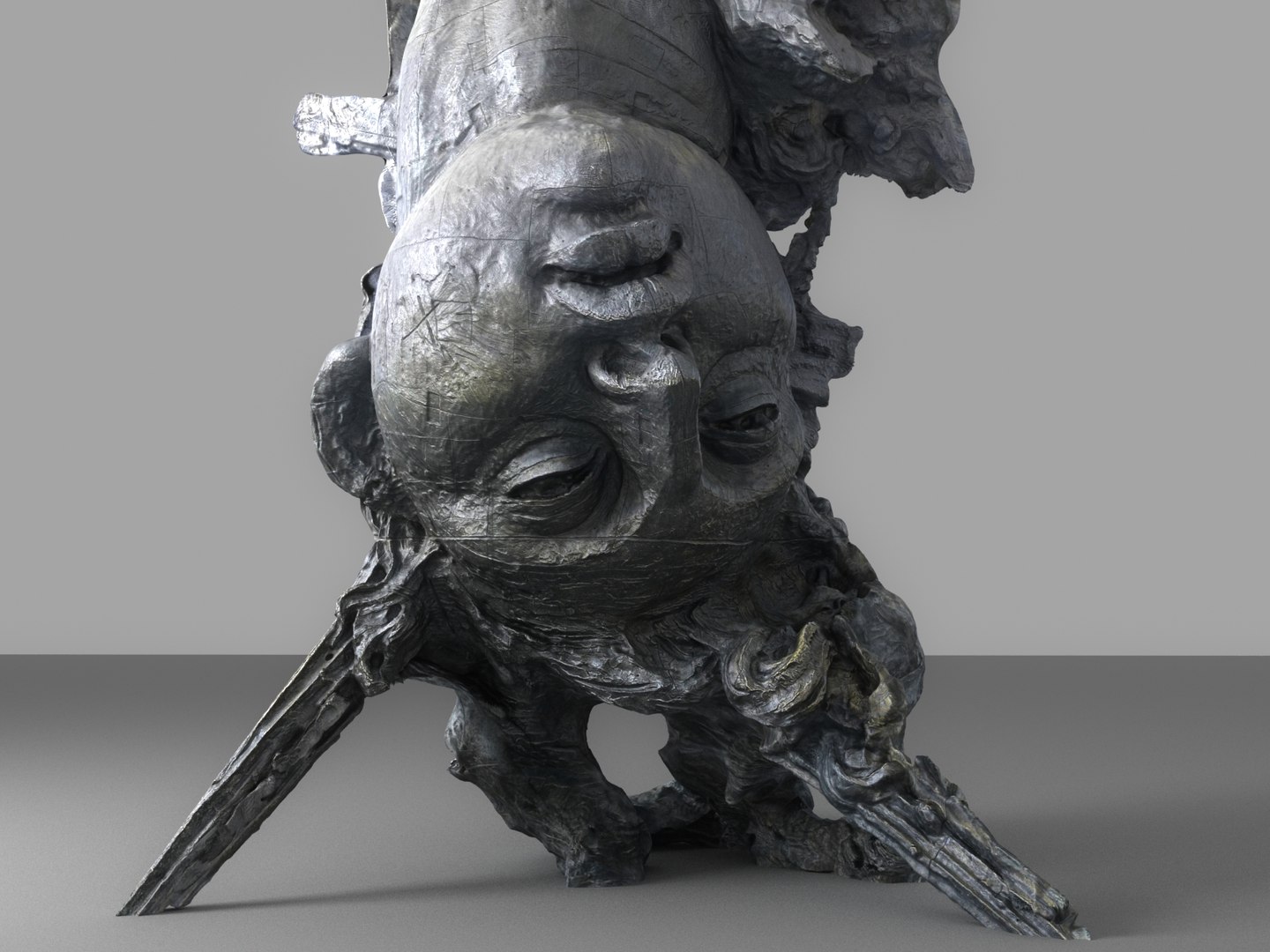 3D Angel S Head Monumen - TurboSquid 1483836