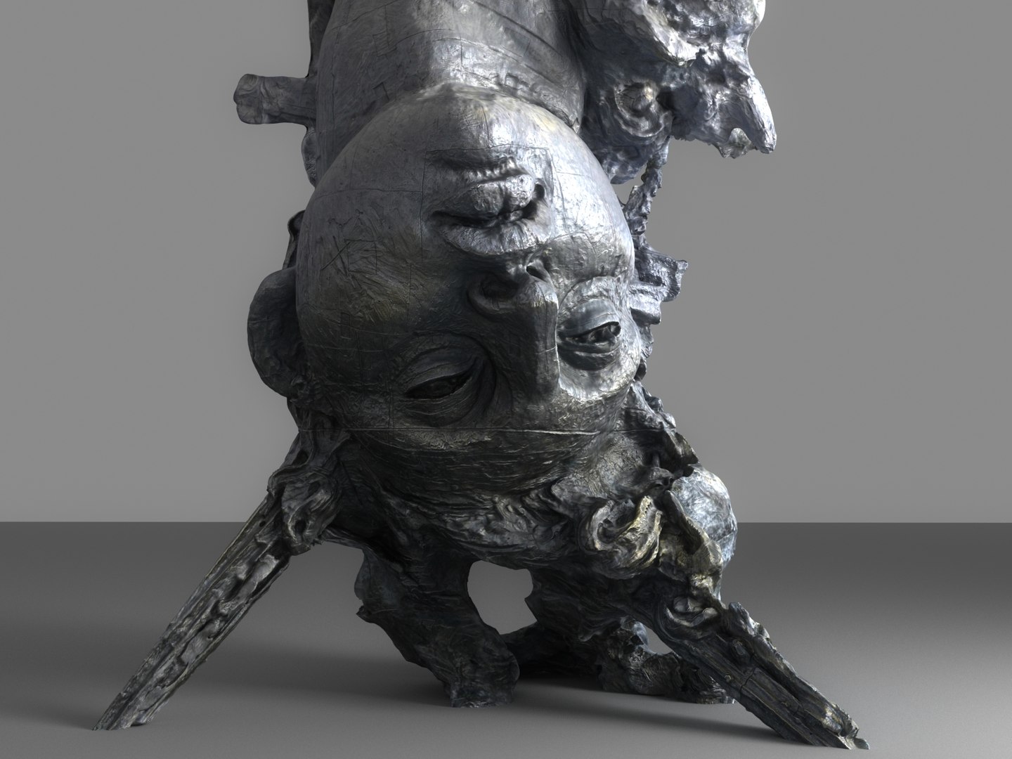 3D Angel S Head Monumen - TurboSquid 1483836