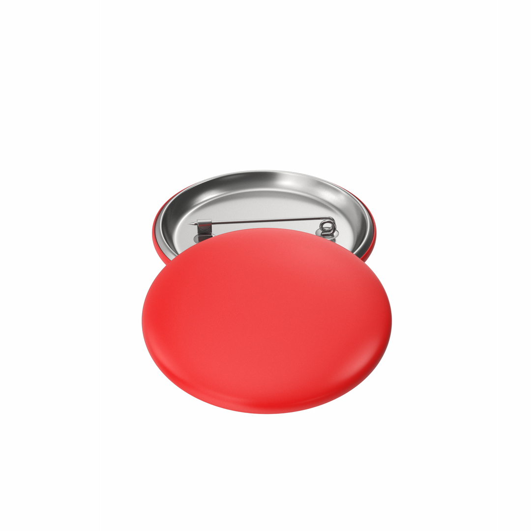 3D Red Metal Round Badge Button - TurboSquid 1962262