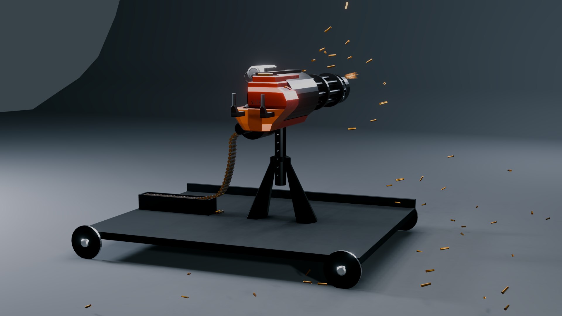 3D Machine Gun - TurboSquid 2155553