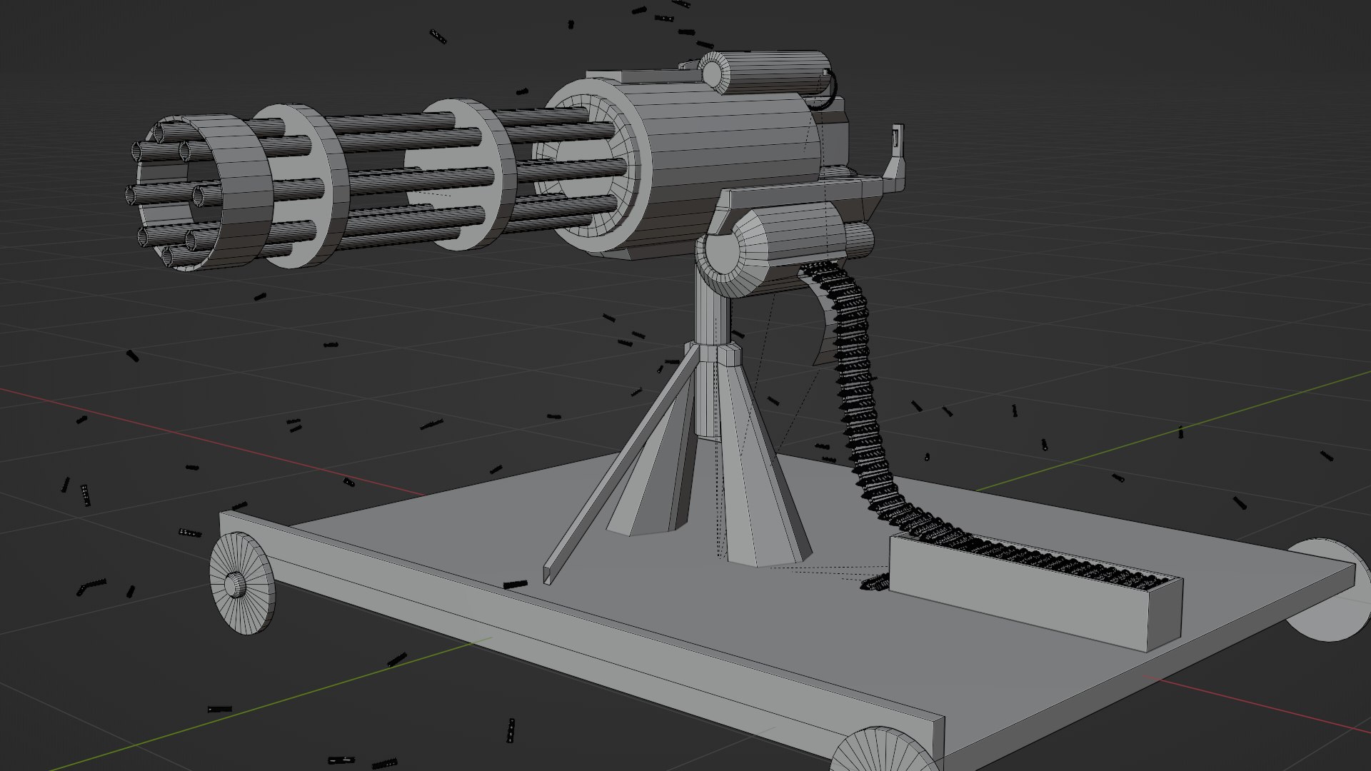 3D Machine Gun - TurboSquid 2155553