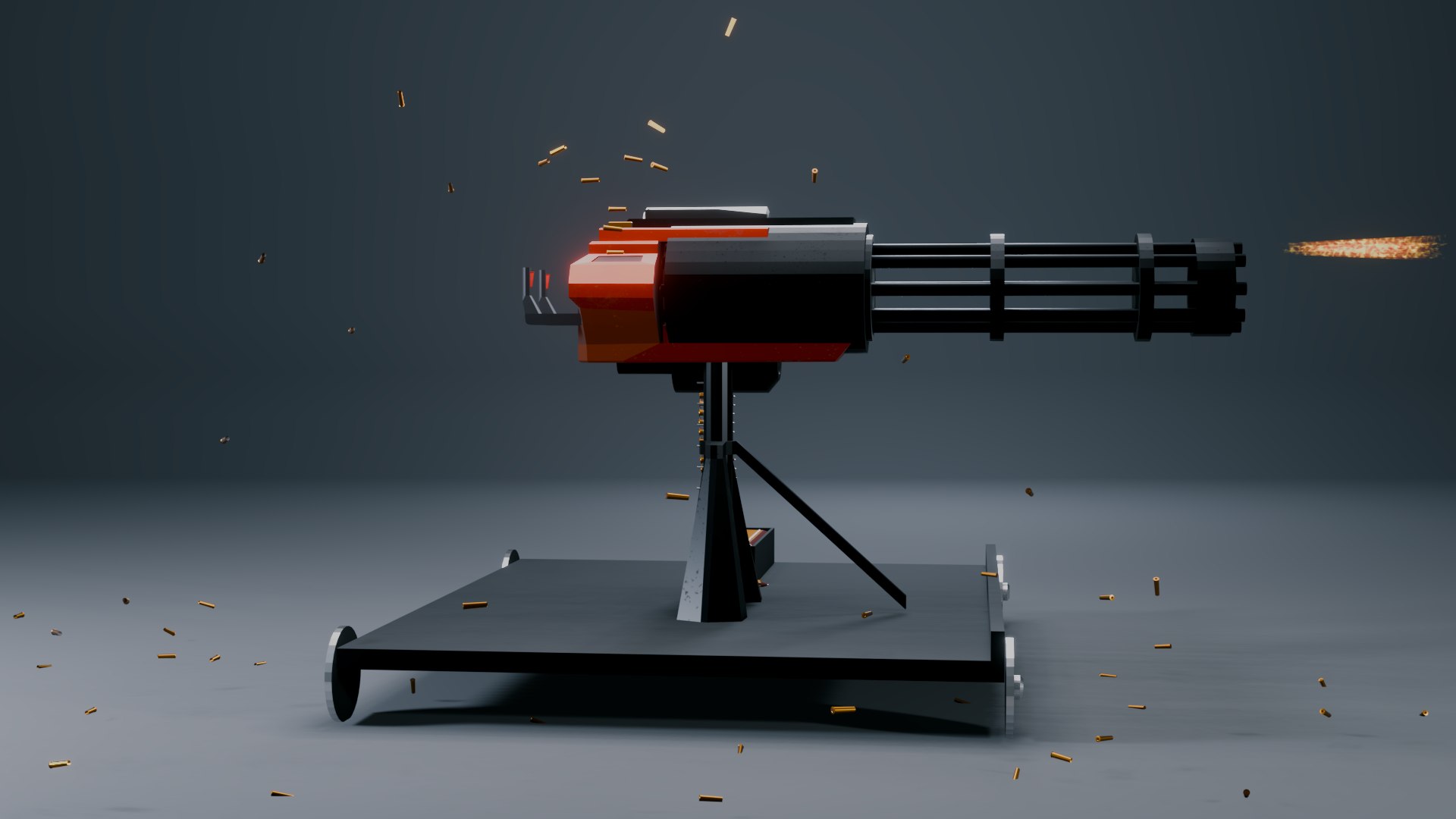 3D Machine Gun - TurboSquid 2155553