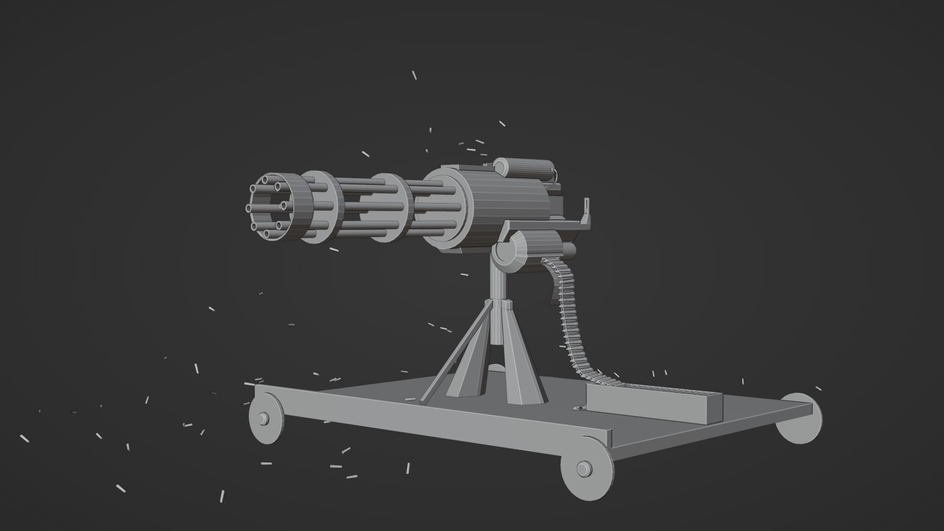 3D Machine Gun - TurboSquid 2155553