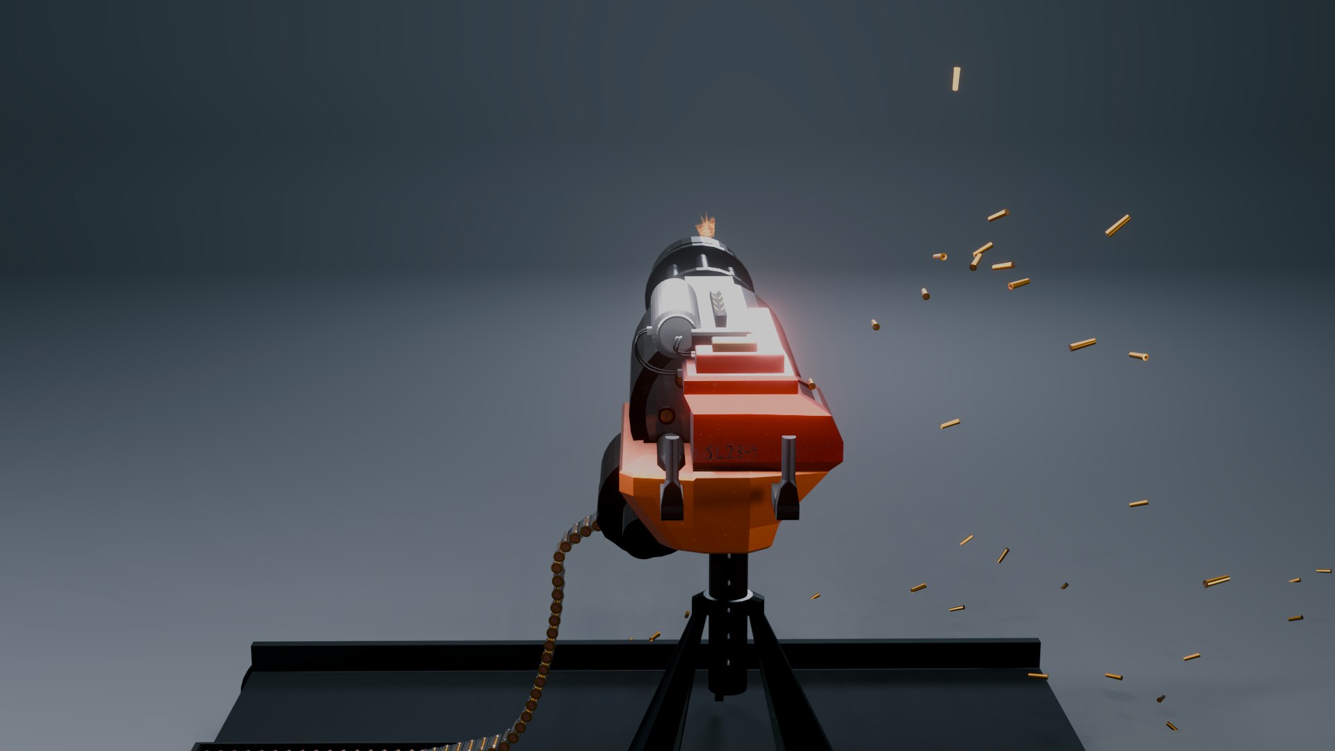 3D Machine Gun - TurboSquid 2155553