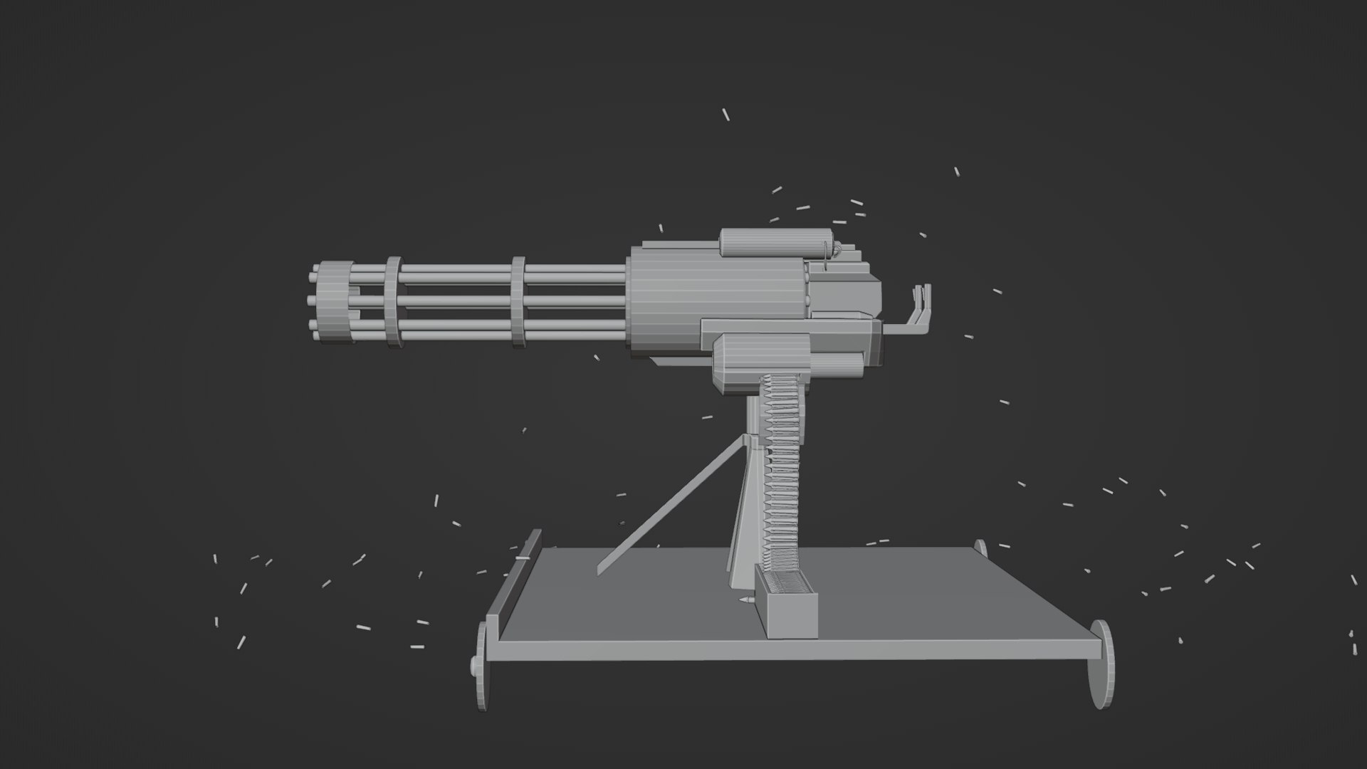 3D Machine Gun - TurboSquid 2155553