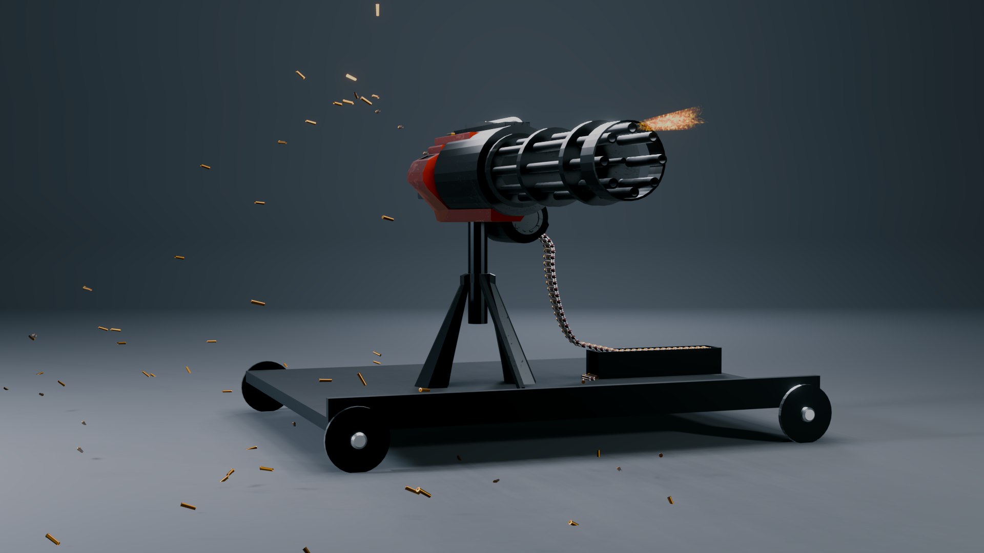 3D Machine Gun - TurboSquid 2155553