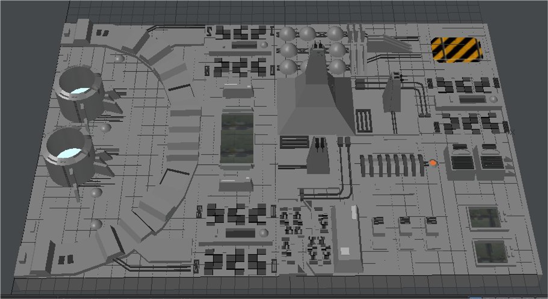 City Sprawl Death Star 3d Model
