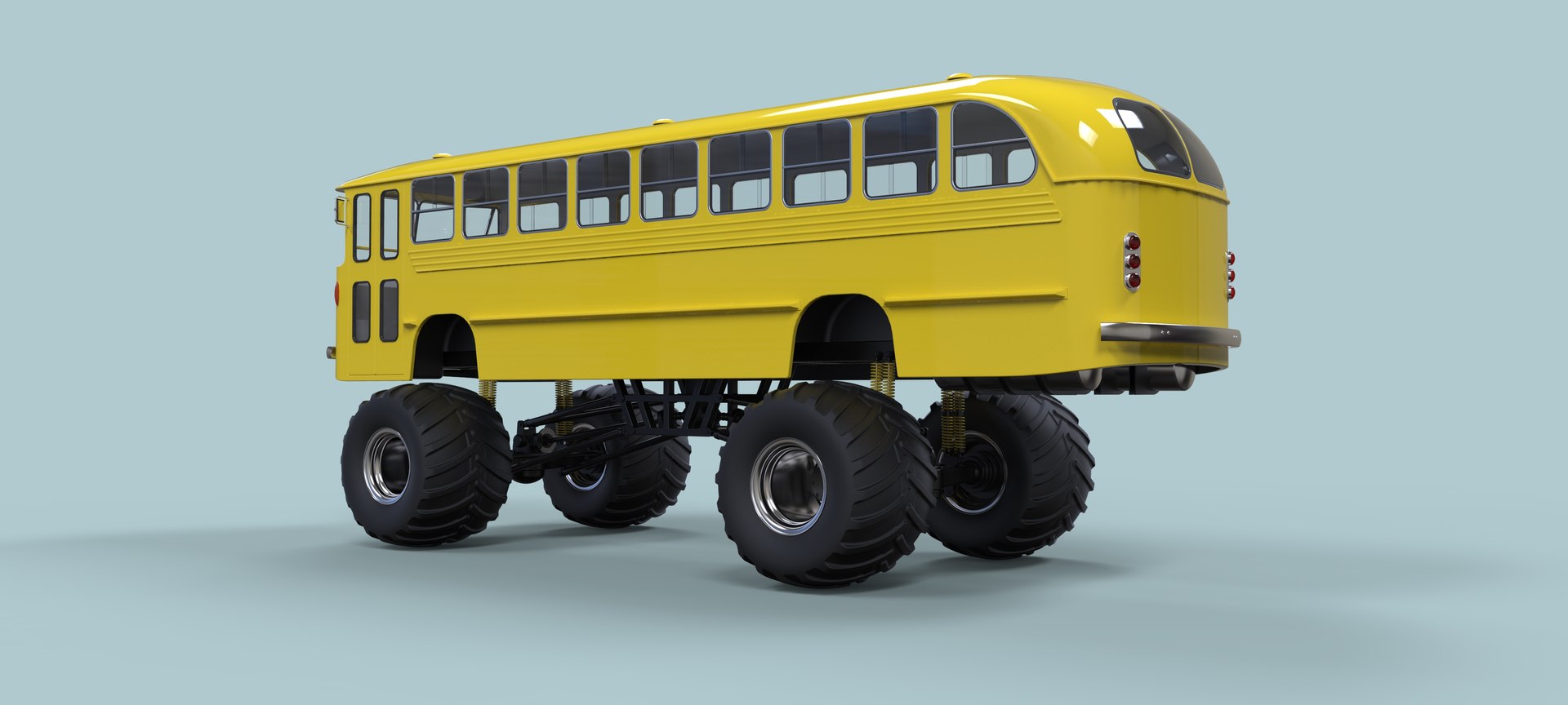 Bus Monster 3D - TurboSquid 1632965