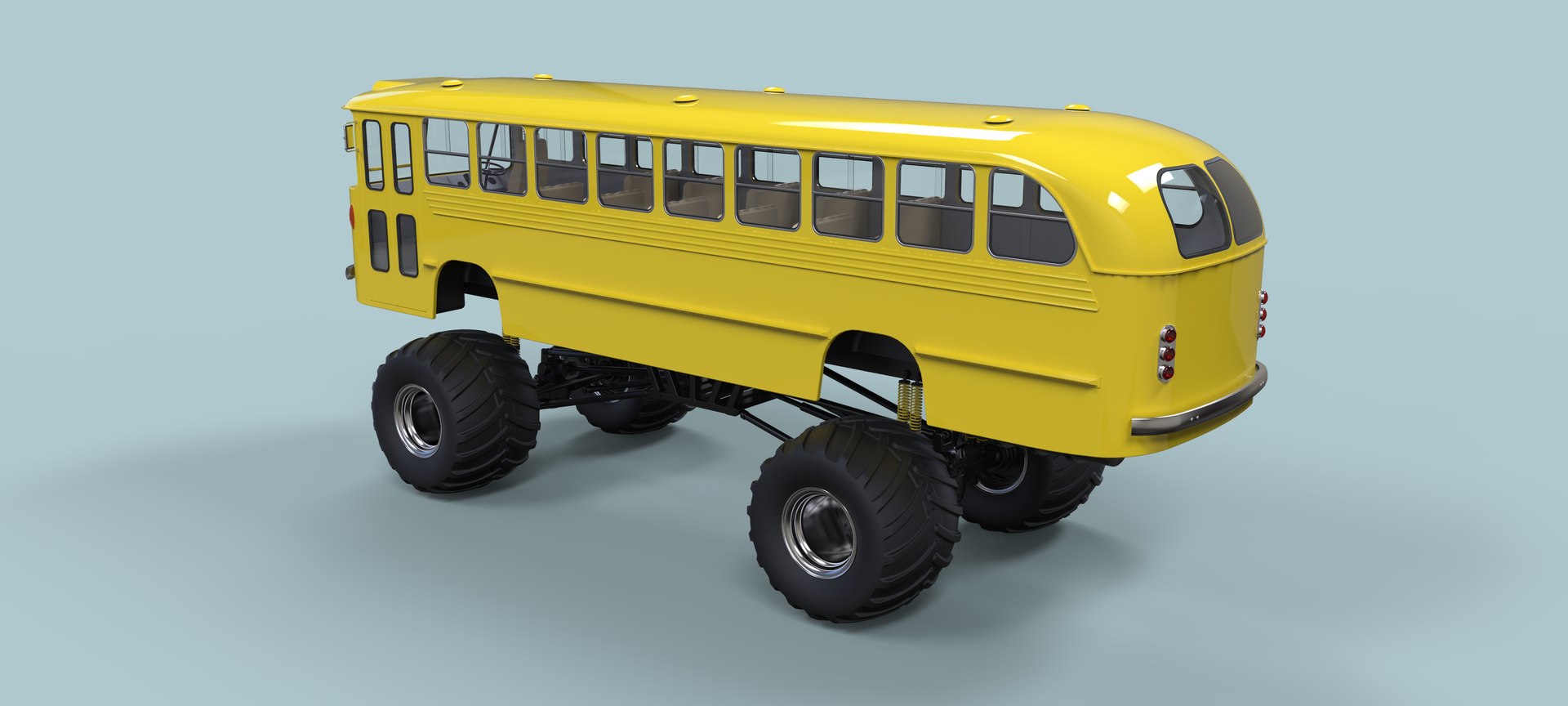 Bus Monster 3D - TurboSquid 1632965