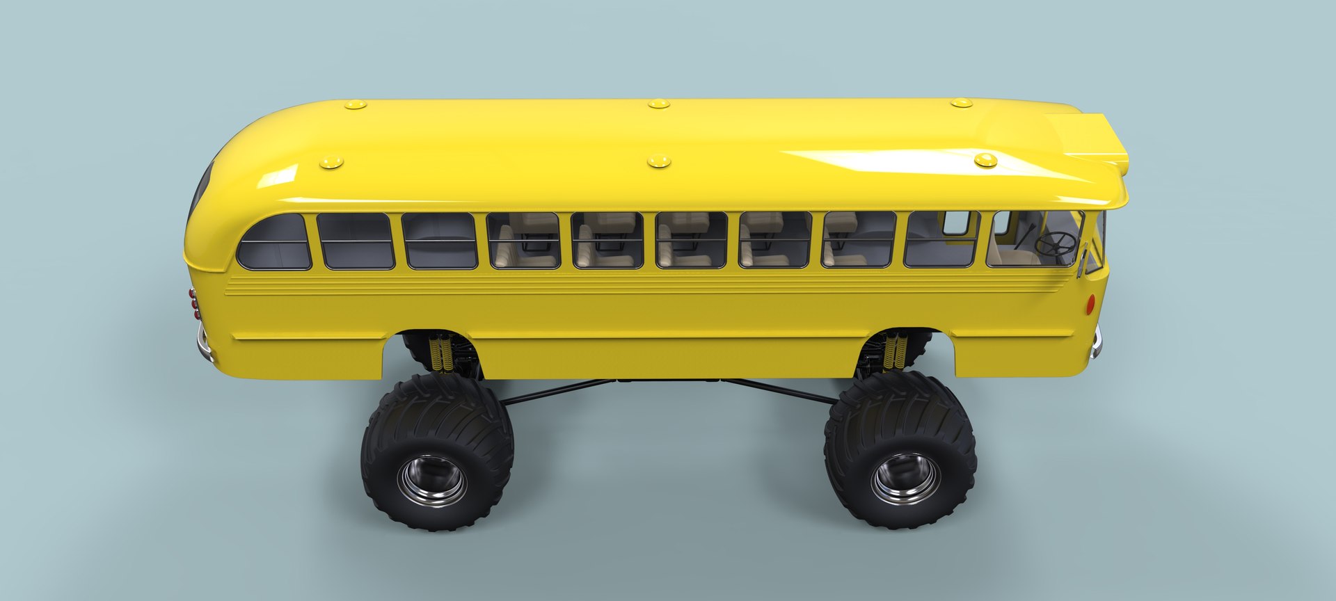 Bus Monster 3D - TurboSquid 1632965