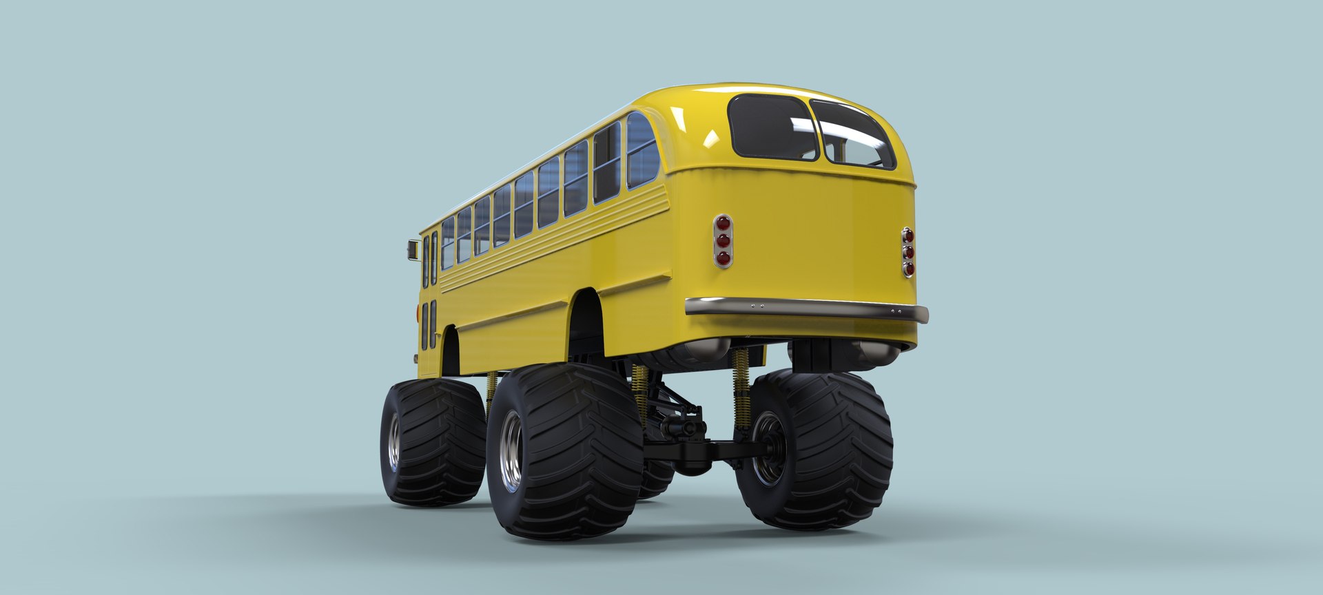 Bus Monster 3D - TurboSquid 1632965
