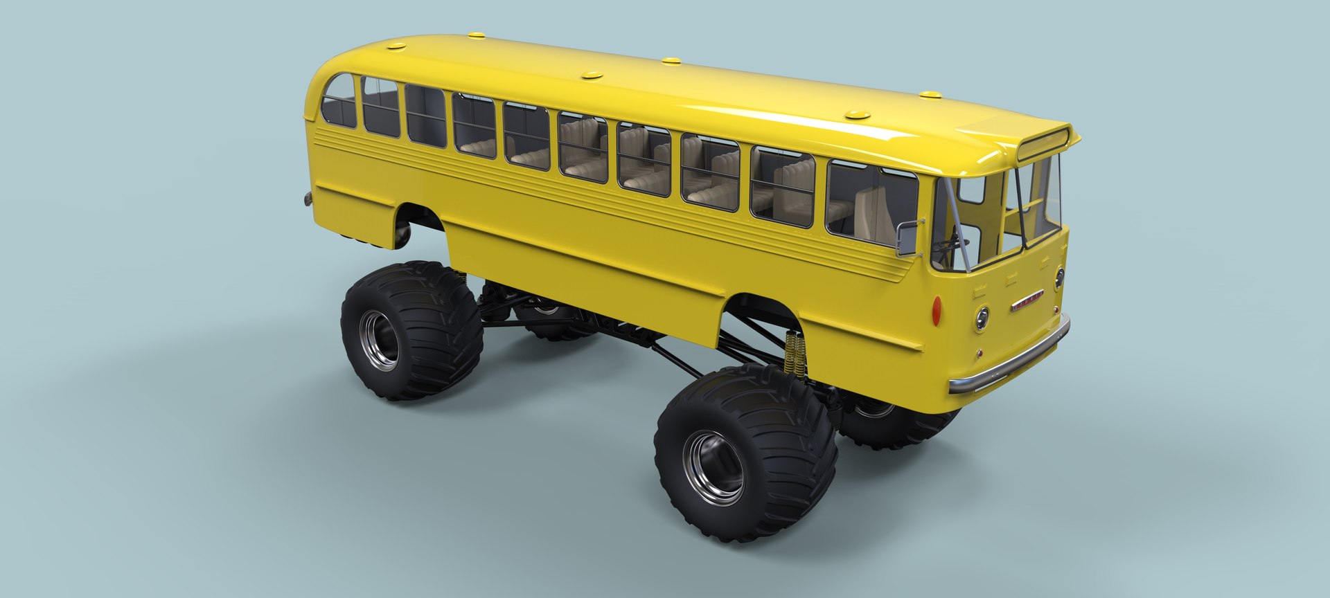 Bus Monster 3D - TurboSquid 1632965