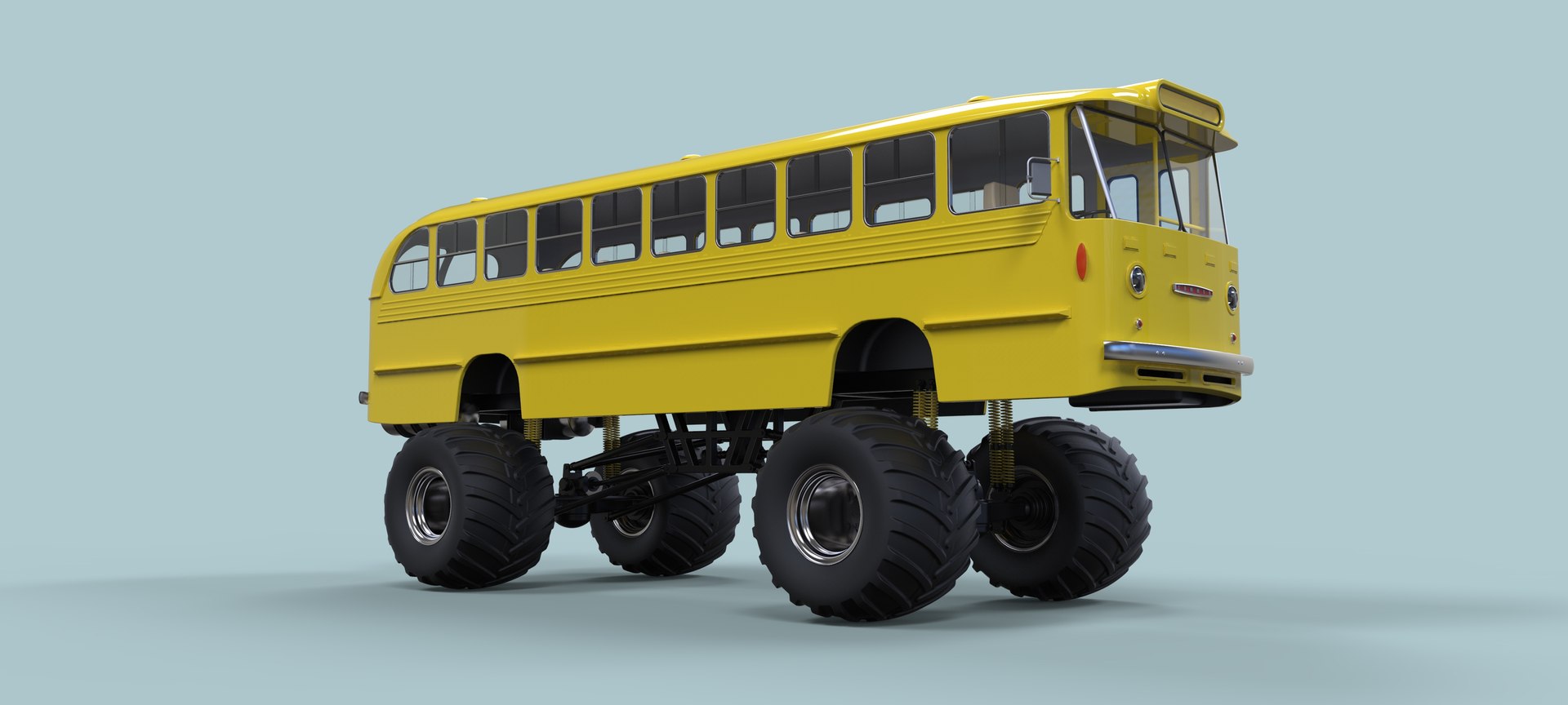 Bus Monster 3D - TurboSquid 1632965
