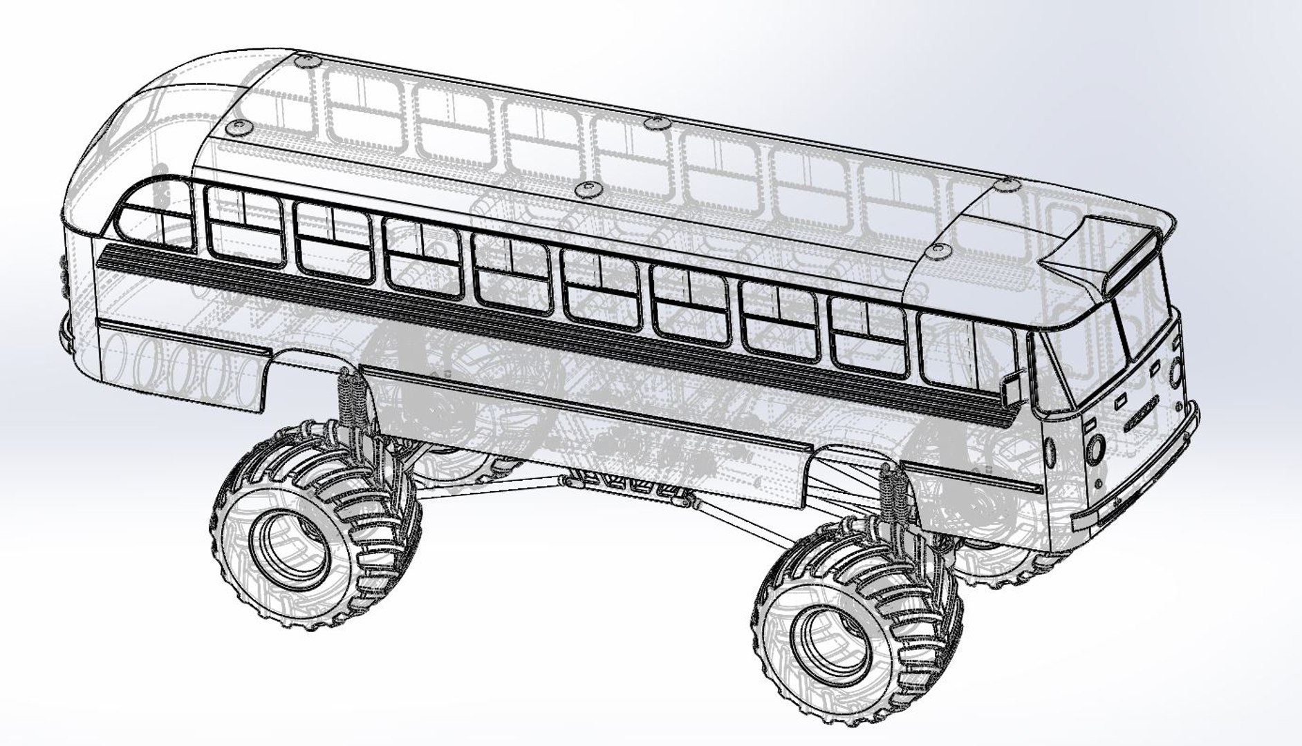 Bus Monster 3D - TurboSquid 1632965